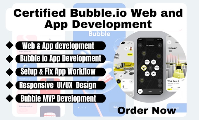 Do bubble io app bubble io marketplace develop bubble mvp no code app developer by Sam_rong | Fiverr