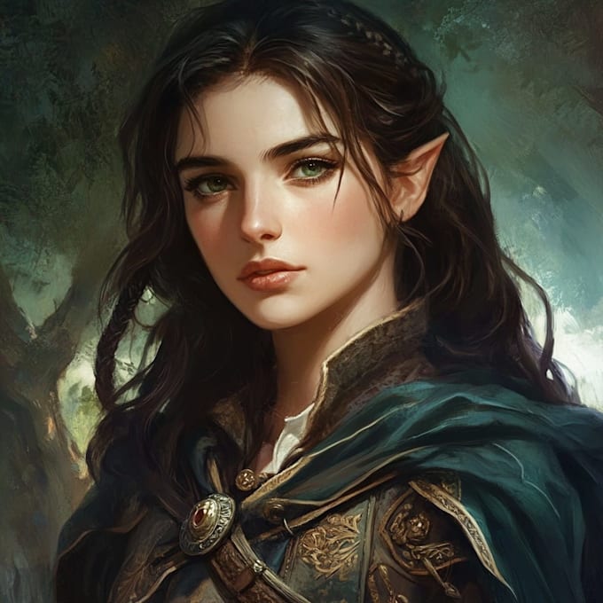 Diseñar un personaje artístico de dnd y un personaje artístico de dnd