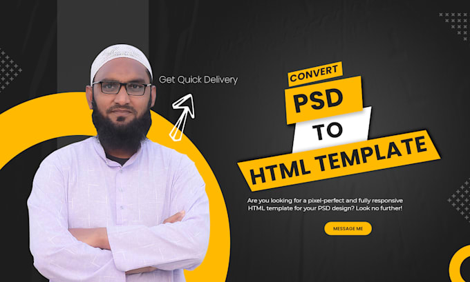 Convert your psd to html template by Codeblowing | Fiverr
