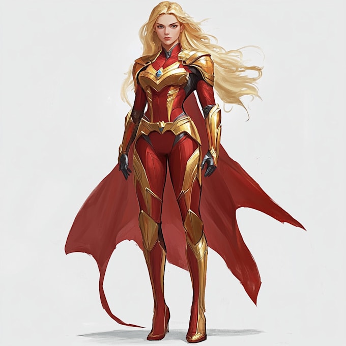 Create scifi, fantasy, superhero character design by Harmippe | Fiverr