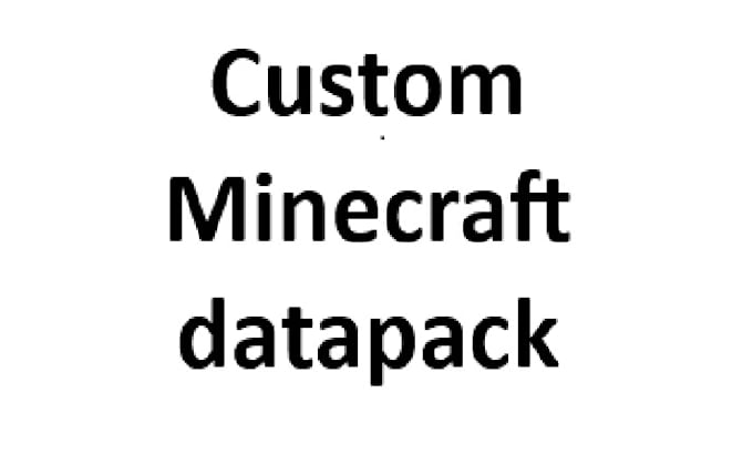 Create a minecraft datapack for you by Hans_2024 | Fiverr