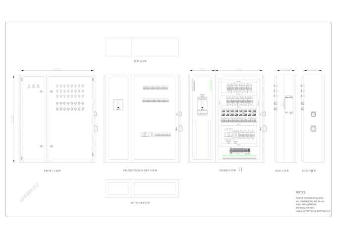 Design any kind of ga, electrical drawings in autocad by Numan13313 ...