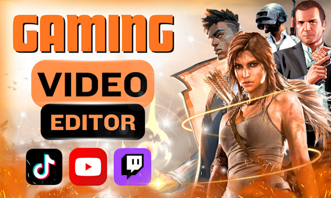 Be your gaming video editing youtube for tiktok and twitch by Benush ...