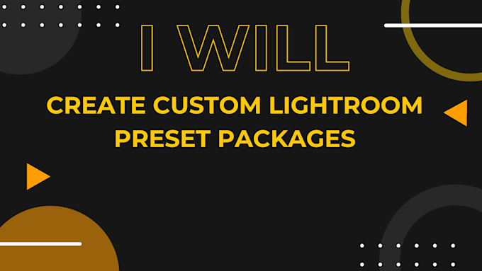 Create custom lightroom preset packages by Kristine_gutier | Fiverr