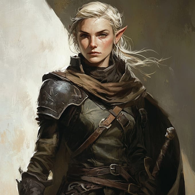 Do a d and d character art illustration for you by Komupinep | Fiverr