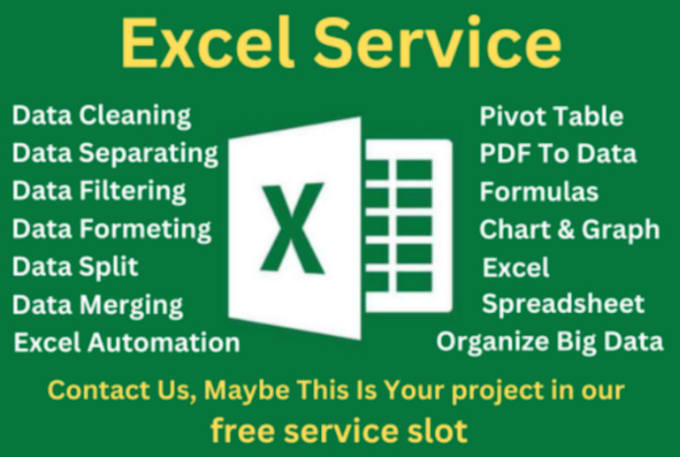 Automate your excel tasks by Petertutka | Fiverr