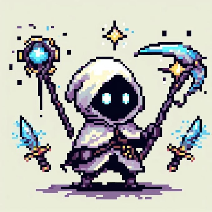 Do game character pixel art sprite sheet animation 2d animation game ...