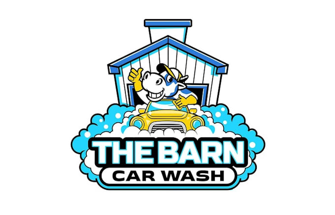 Design barn car wash logo by Zelda_kohler | Fiverr
