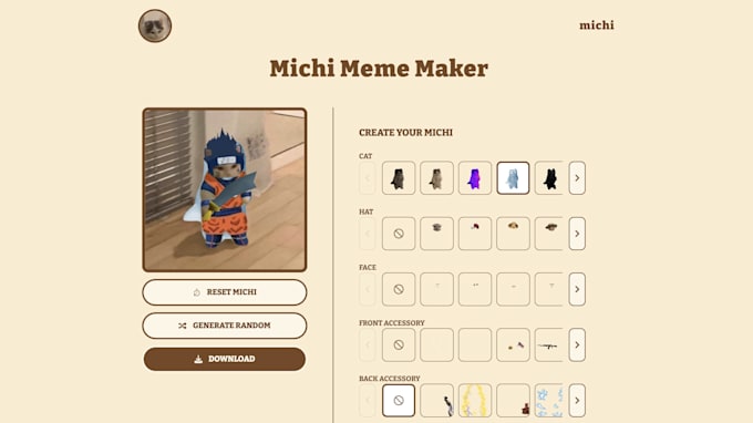 Create a token coin crypto cryptocurrency meme maker just like michi by ...