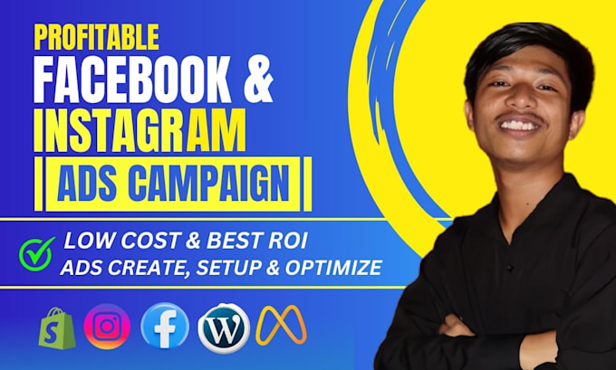 Get it done facebook meta ads campaign and set meta pixel for sales and ...