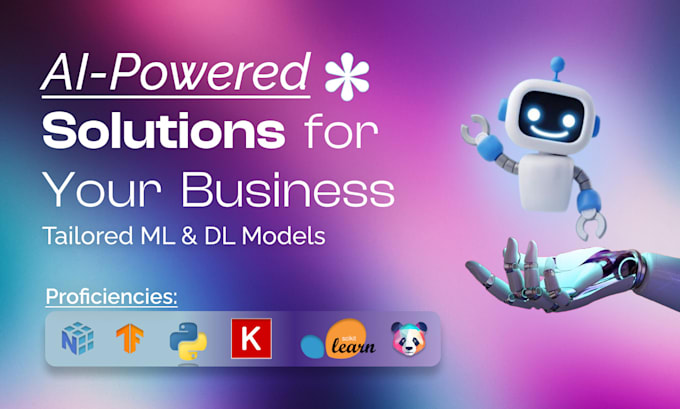 Do deep learning and machine learning tasks by Hashim_developr | Fiverr