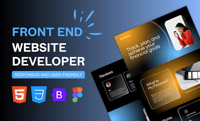 Convert figma, psd and canva into html css and bootstrap by Ranayousuf07 | Fiverr