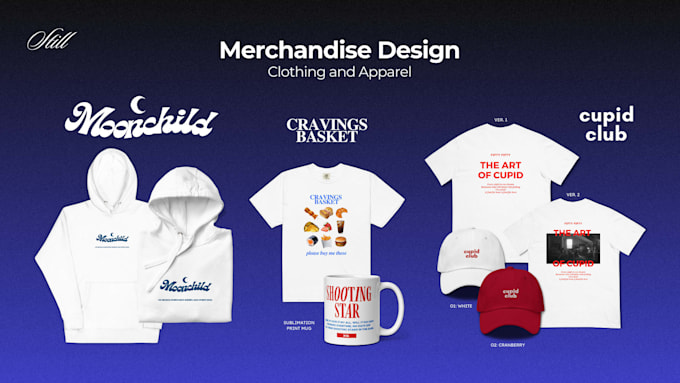 Create a merchandise, clothing and apparel, concert freebie, banner ...
