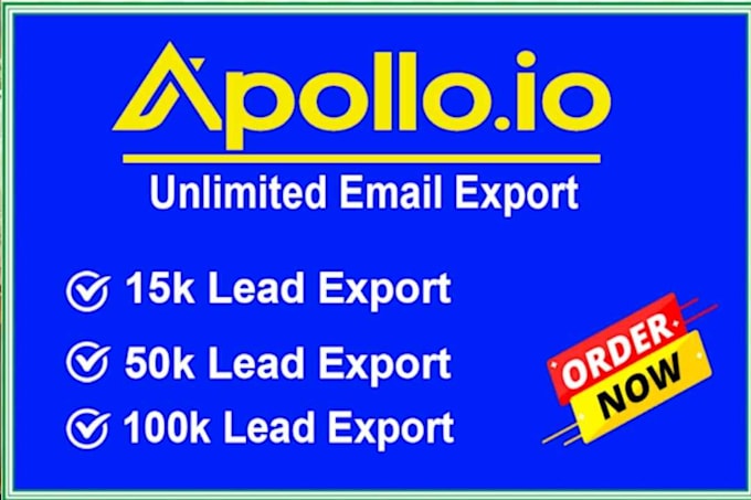 Provide apollo io export, all personal information by Yousof_e | Fiverr