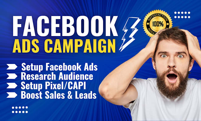 Setup and manage your facebook ads campaign by Setu__ | Fiverr