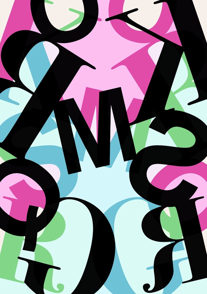 Create typography seamless pattern by Konadesign | Fiverr