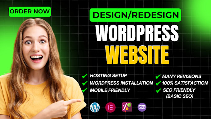 Create a modern, responsive wordpress website tailored to your business by Cyber_cross | Fiverr