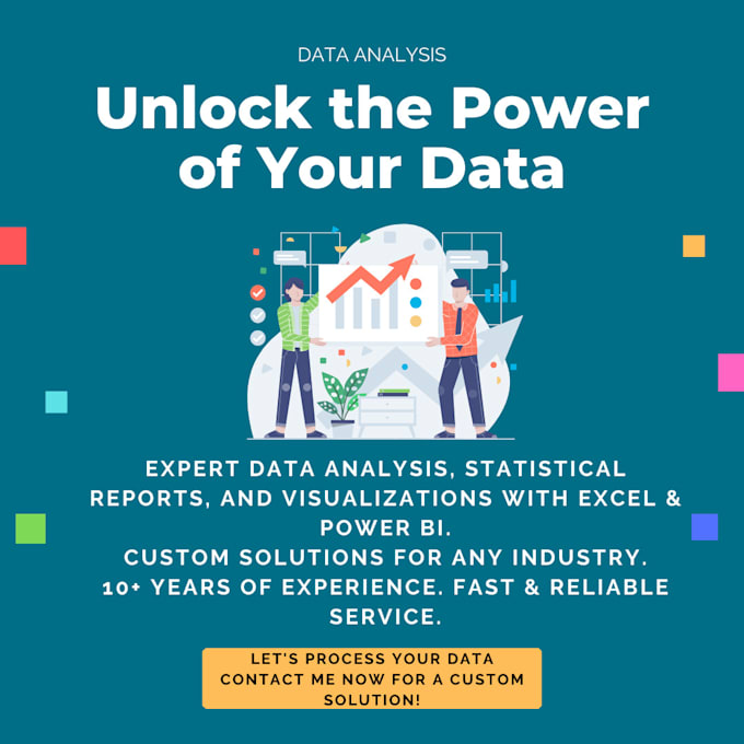 Data analysis and data visualization by Lucyanny | Fiverr