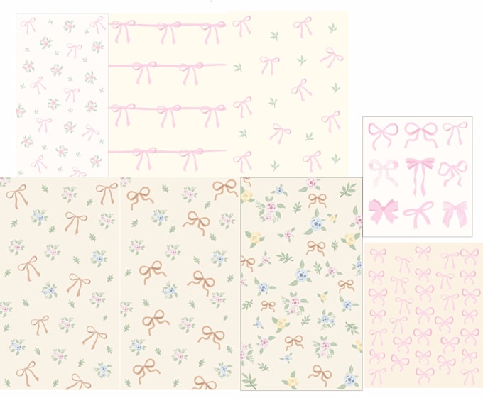 Make cute spot and seamless prints for your brand by Puffykate | Fiverr