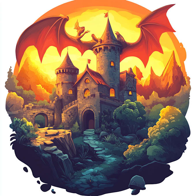 Create a custom dnd, fantasy, sci fi, rpg animated game logo by ...