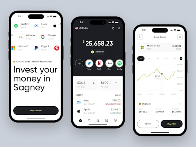 Create fintech app bank app figma payment app fintech ui ux design payment app by Johnjackson01 ...