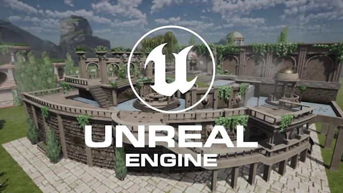 Do 3d game environment open game world with level design game map in unity, ue5 by Malis_studio ...