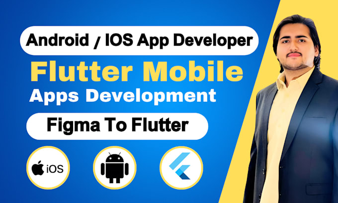 Develop flutter mobile apps for android and ios by Mehar02saadulah | Fiverr