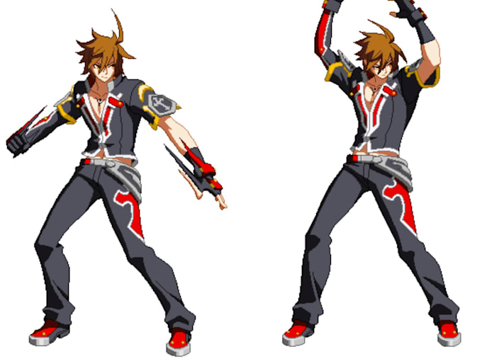 Draw 2d retro pixel art character 2d pixel game art 2d sprite sheet ...