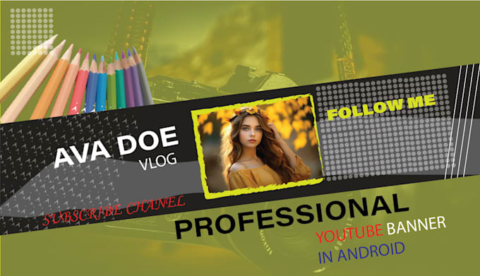Design professional banner for youtube, discord, rollup and logo ...