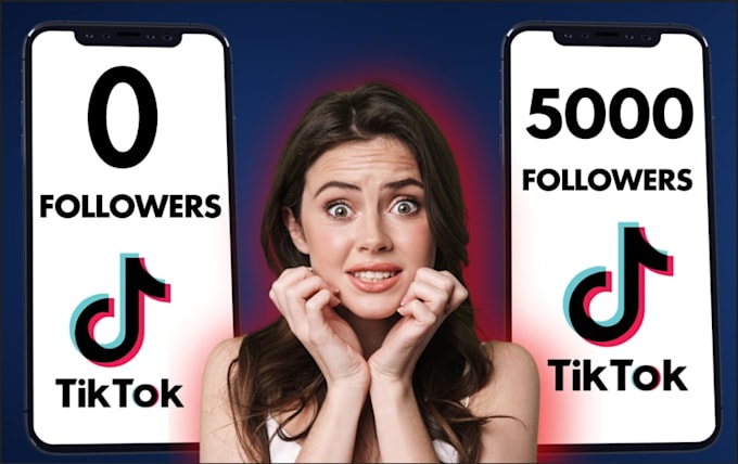 Get 5000 tiktok followers fast by Gematon | Fiverr