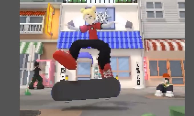 Model rig animate 3d low poly characters and animation in n64 pxs y2k ...