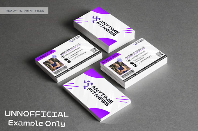 Design modern and minimalist fitness membership card by Cardentity_idn ...