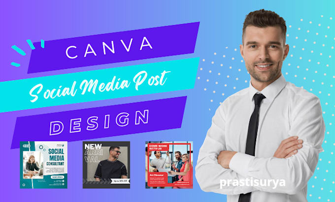 Canva social media post design by Prastisurya | Fiverr