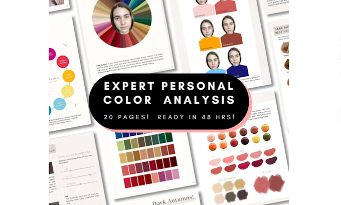 Create your personal color analysis kit by Nanananjh | Fiverr