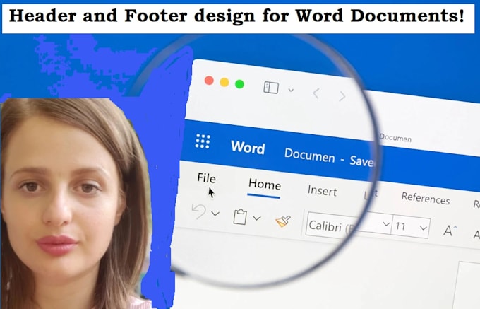 Professionally design header and footer for word documents by ...