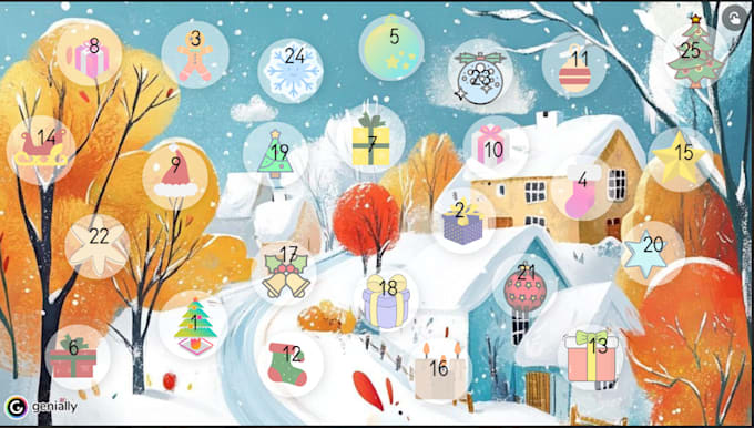 Create interactive advent calendars by Anne_girod | Fiverr