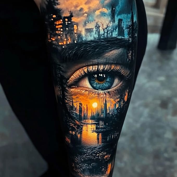 Create a beautiful tattoo sleeve art by Mischaplaatjie | Fiverr