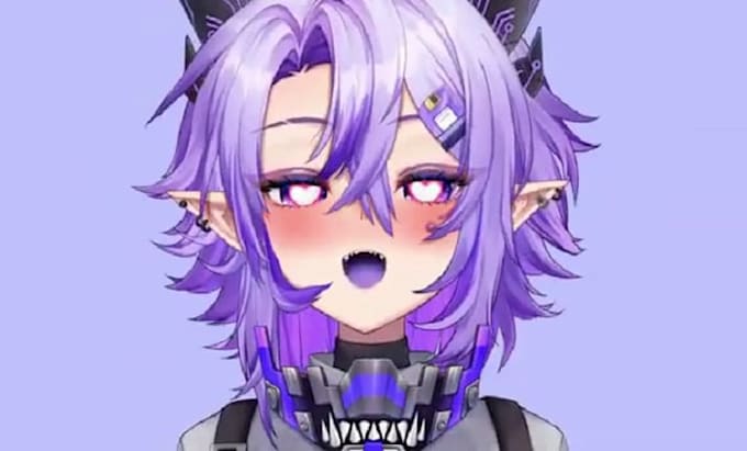 Custom rigging and animate vtuber anime character live 2d in anime ...