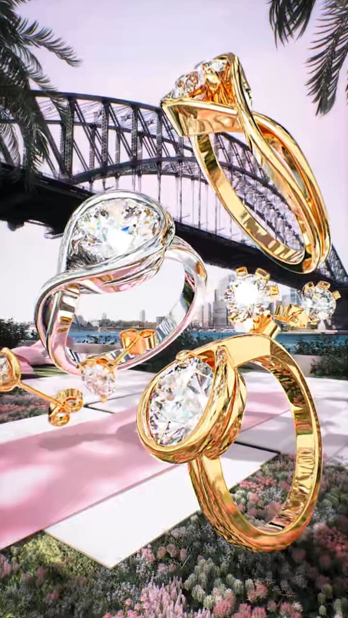 Do 8k 3d jewelry animation 3d cgi animation jewelry design jewelry ...
