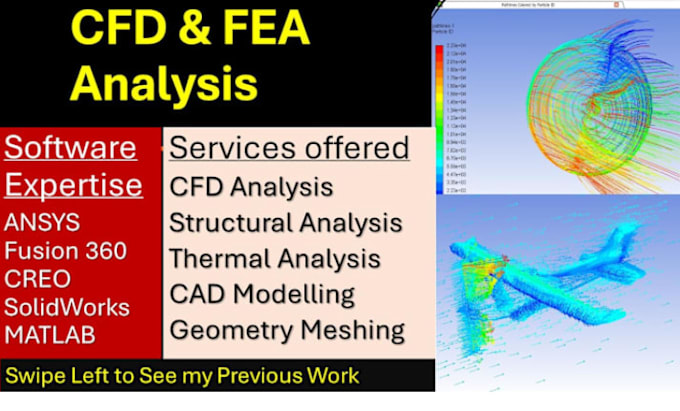 Teach you cfd and fea assignments and projects solutions in ansys by Talharajpoot345 | Fiverr