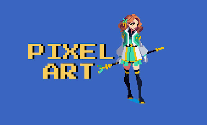 Draw pixel art, sprite art, pixel art illustration, pixel art animation ...