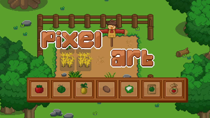 Create 2d pixel art by Lucidon | Fiverr