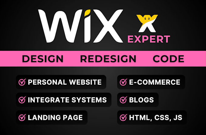 Design redesign and custom code in wix website by Prof_hossain | Fiverr
