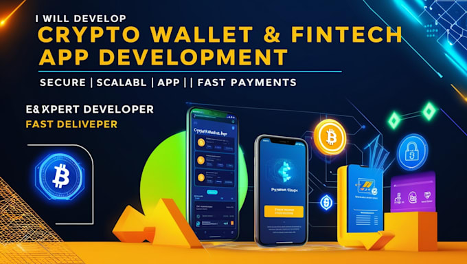 Develop fintech app, cypto wallet app for custom payment by Wealthapp ...