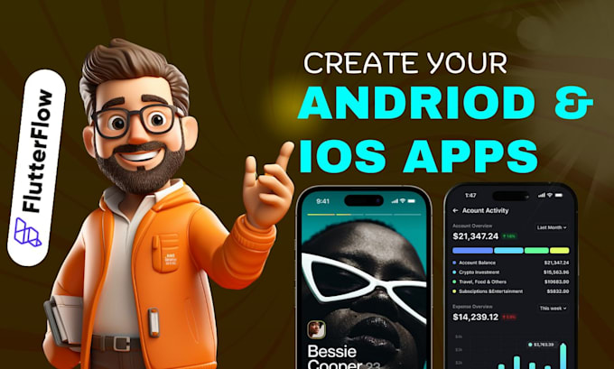 Do flutterflow io flutterflow developer bubble mobile app bubble saas mvp adalo by Prospii | Fiverr