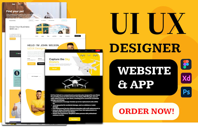 Modernes website-, mobile-app- und dashboard-ui/ux-design in figma ...