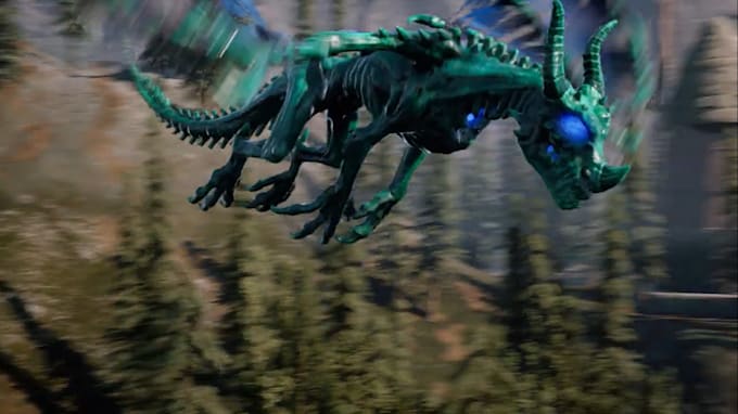 Do 3d dragon animation 3d animal animation 3d dragon model flying ...