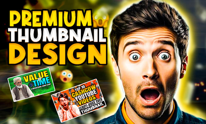 Design a unique and premium thumbnail by Qadeergraphicsz | Fiverr