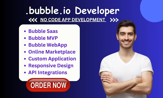 Build bubble saas, bubble mvp, bubble io webapp by Anjolajesu07 | Fiverr
