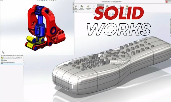 Design 3d model and mechanical cad product design using solidworks by ...